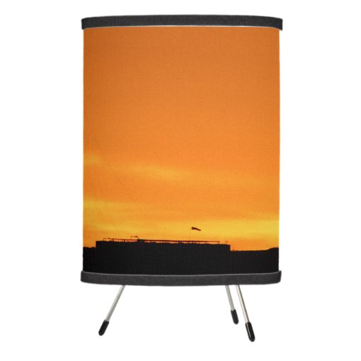 Oilfield Workover Rig and Rig Hand Tripod Lamp | Zazzle