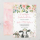Oink Moo Cockadoodle Doo Girl Birthday Invitation | Zazzle