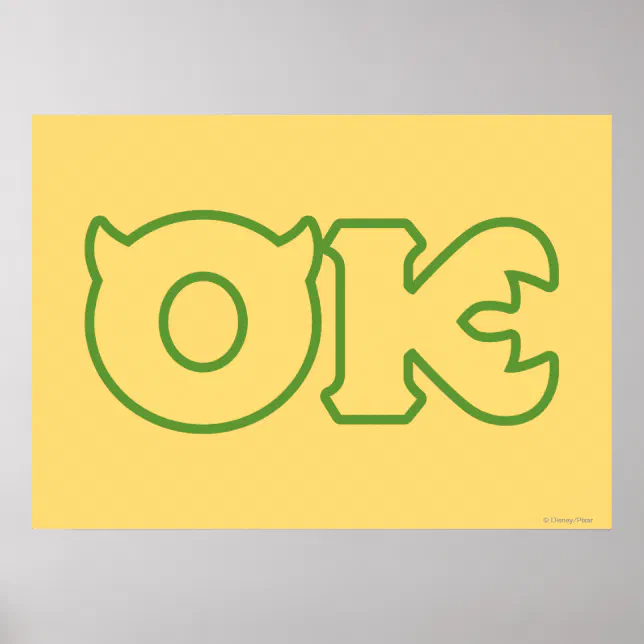 OK Logo Poster | Zazzle