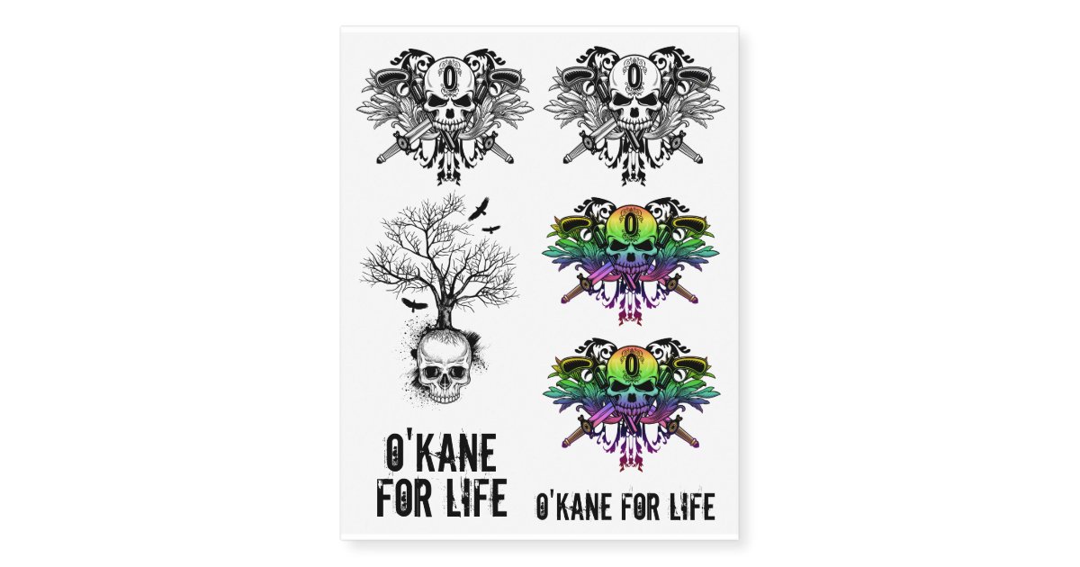 O'Kane & Rider Logo Tattoos | Zazzle