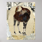 Customizable Okapi Poster | Zazzle.com