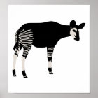 Customizable Okapi Poster | Zazzle.com