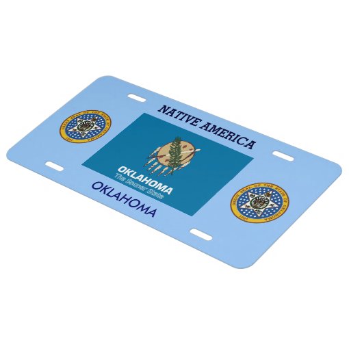 Oklahoma Custom Front License Plate | Zazzle