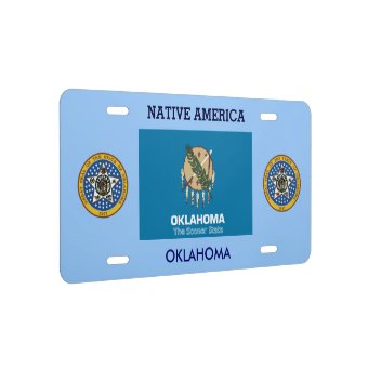 Oklahoma Custom Front License Plate | Zazzle