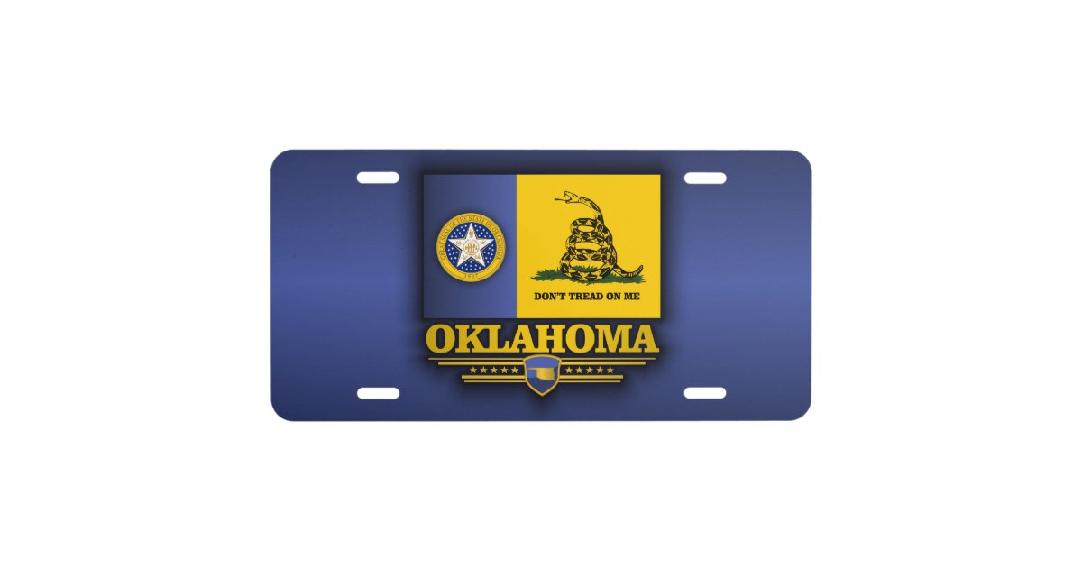 Oklahoma DTOM License Plate | Zazzle