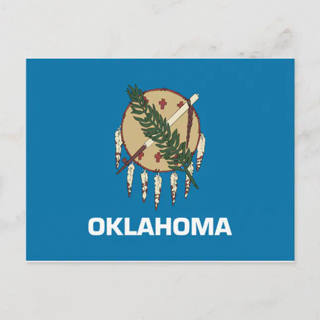 Oklahoma Flag Postcard | Zazzle