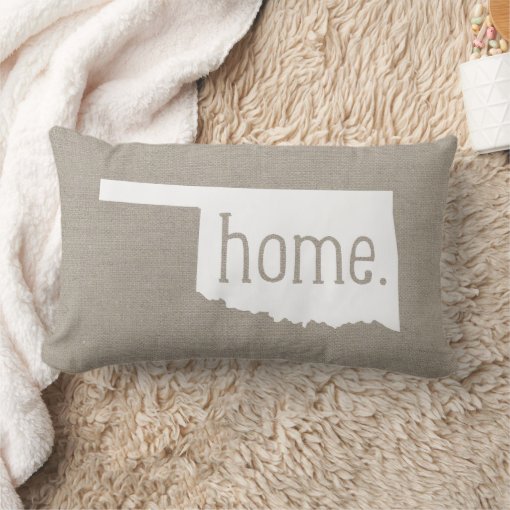 Oklahoma Home State Throw Pillow | Zazzle