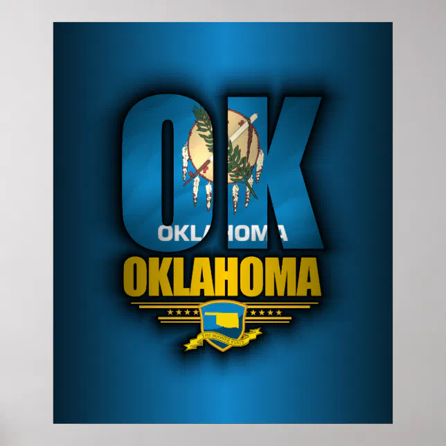 Oklahoma (OK) Poster | Zazzle