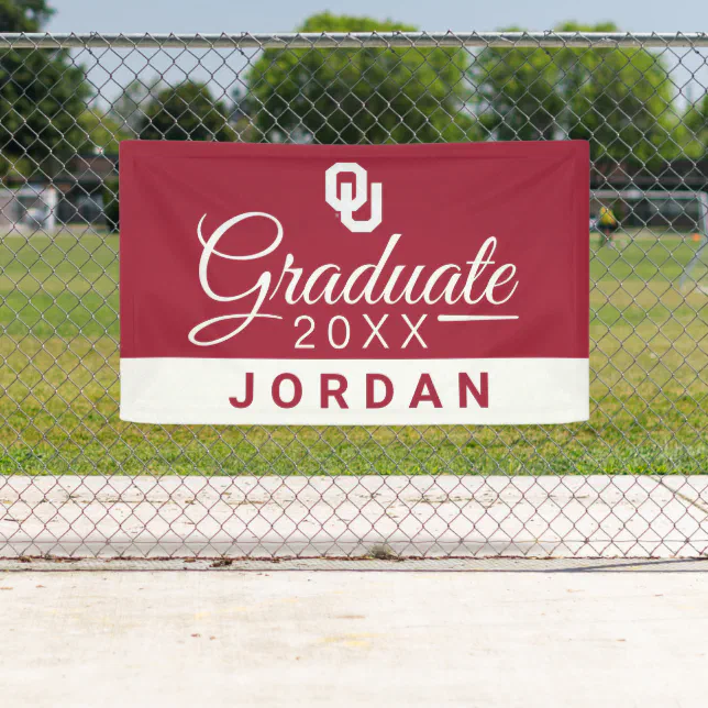 Oklahoma Sooners Graduate Banner | Zazzle