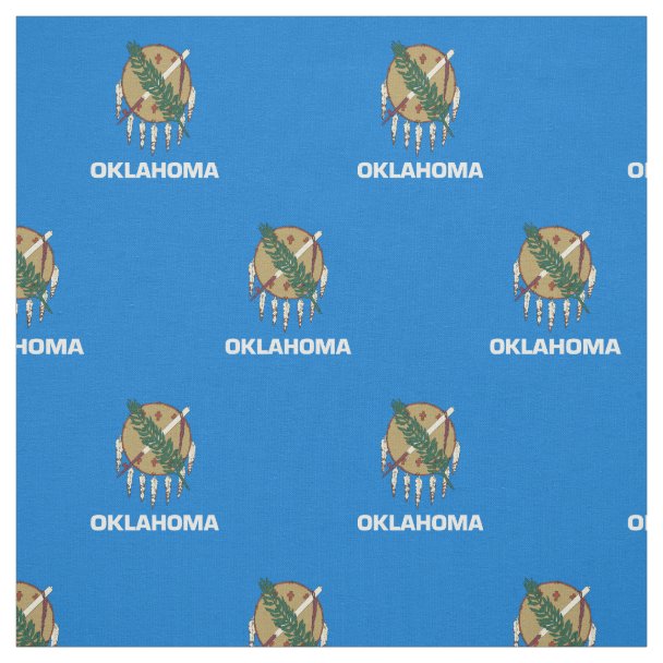 Oklahoma State Tartan Fabric | Zazzle