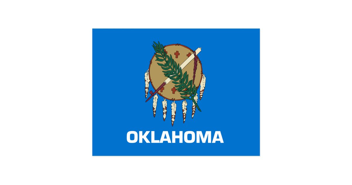 Oklahoma State Flag Postcard | Zazzle.com