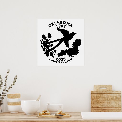 Oklahoma State Quarter Poster | Zazzle