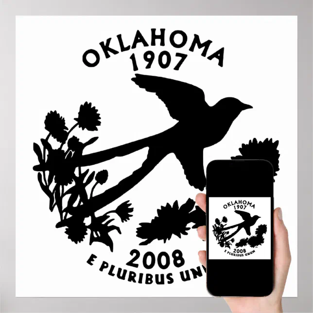 Oklahoma State Quarter Poster | Zazzle