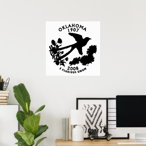 Oklahoma State Quarter Poster | Zazzle