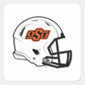 Oklahoma State University | OSU Football Helmet Square Sticker | Zazzle