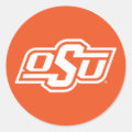 Oklahoma State University | OSU Logo Classic Round Sticker | Zazzle