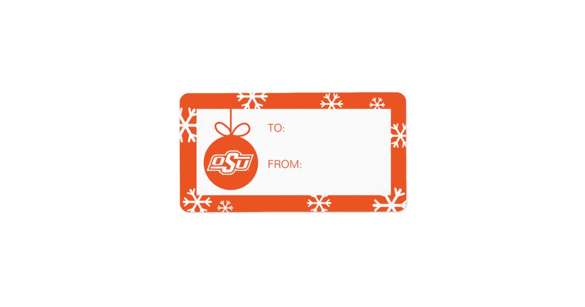 Oklahoma State University | OSU Logo Label | Zazzle