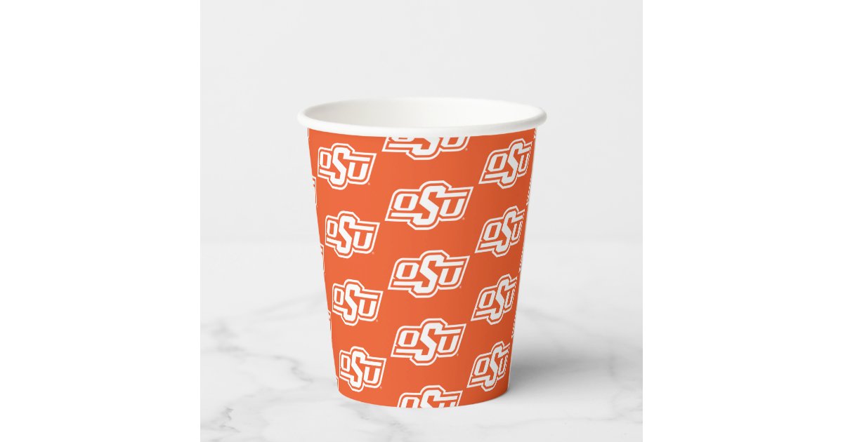 Oklahoma State University | OSU Logo Paper Cups | Zazzle