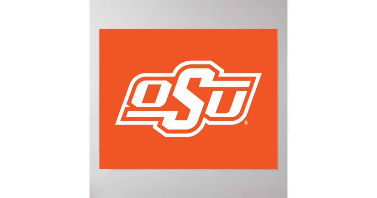Oklahoma State University | OSU Logo Poster | Zazzle