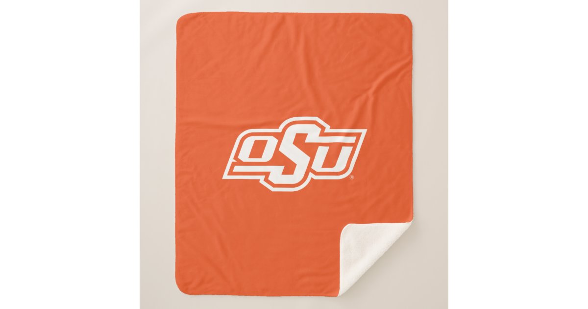 Oklahoma State University | OSU Logo Sherpa Blanket | Zazzle