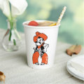 Oklahoma State University | Pistol Pete Paper Cups | Zazzle