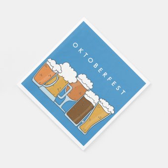 Oktoberfest Beerfest. Beer Collection. Napkins | Zazzle