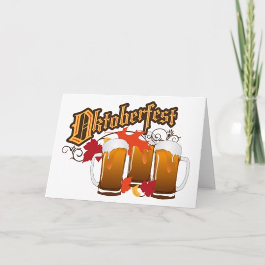 Oktoberfest Card | Zazzle.com