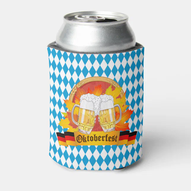 Oktoberfest German Beer Festival Can Cooler | Zazzle