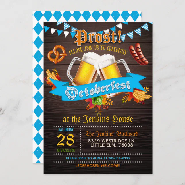 Oktoberfest Invitation | Zazzle