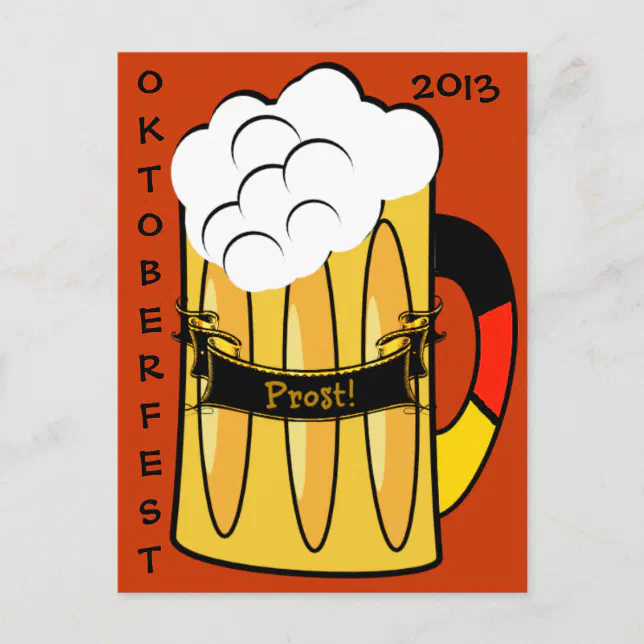 Oktoberfest Invitation Postcard | Zazzle