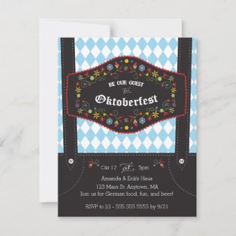 Oktoberfest (Octoberfest) German Party Invitation | Zazzle