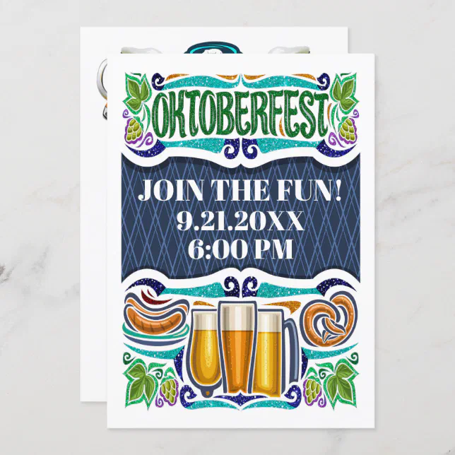 OKTOBERFEST / Octoberfest Invitation | Zazzle