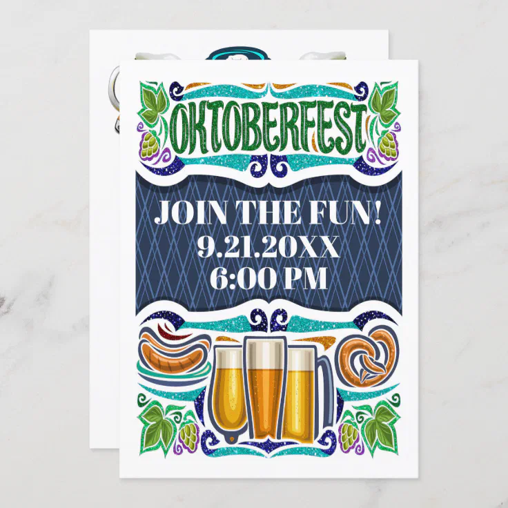 OKTOBERFEST / Octoberfest Invitation | Zazzle