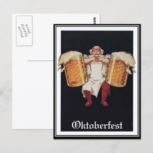Oktoberfest Octoberfest Vintage Postcard | Zazzle