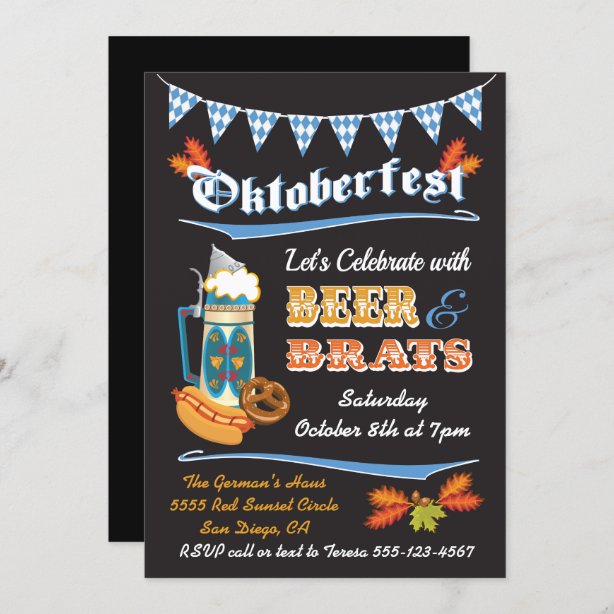 German Invitations | Zazzle