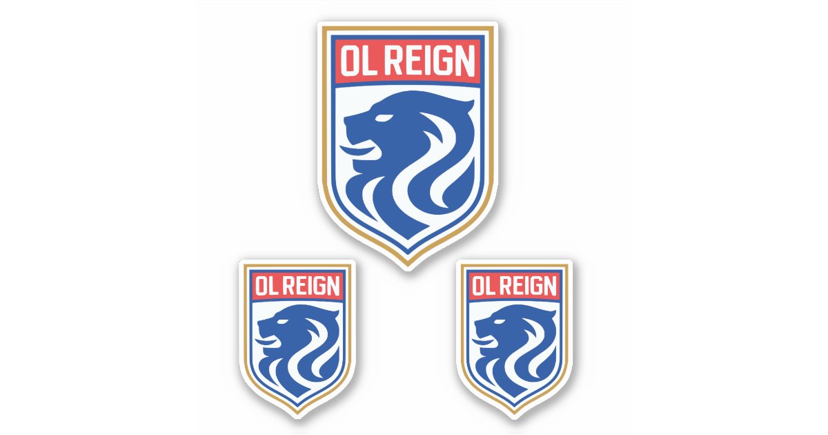 OL REIGN-NWSL TEAM LOGO -USWNT STICKER | Zazzle