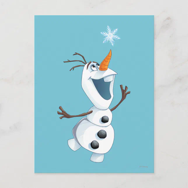 Olaf | Blizzard Buddy Postcard | Zazzle