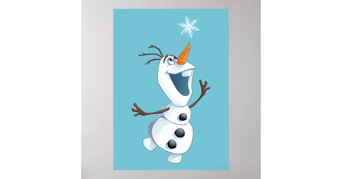 Olaf | Blizzard Buddy Poster | Zazzle
