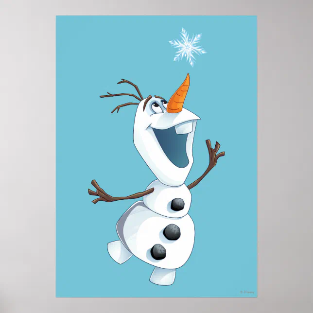 Olaf | Blizzard Buddy Poster | Zazzle