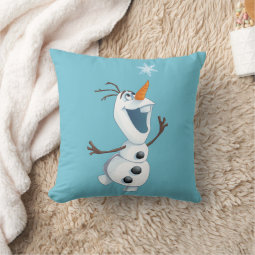 Olaf | Blizzard Buddy Throw Pillow | Zazzle