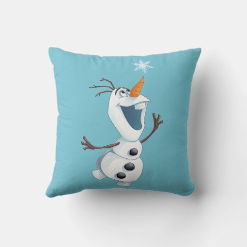 Olaf | Blizzard Buddy Throw Pillow | Zazzle