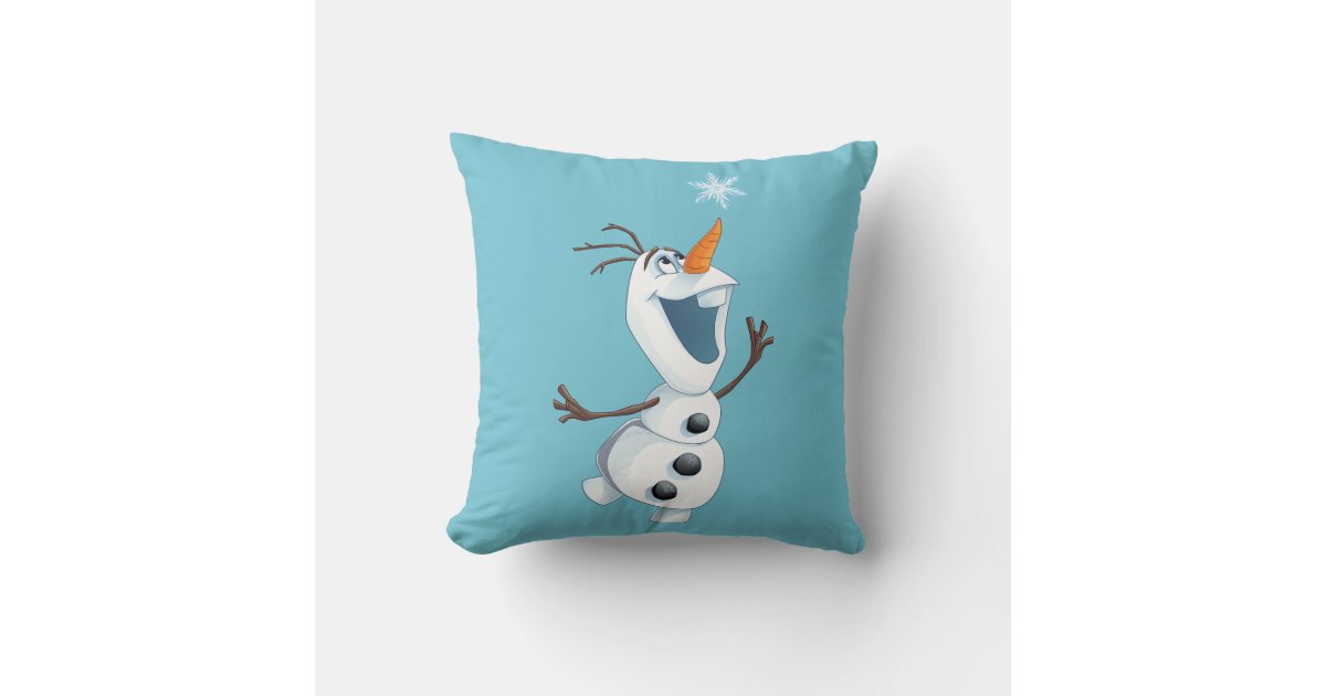 Olaf | Blizzard Buddy Throw Pillow | Zazzle
