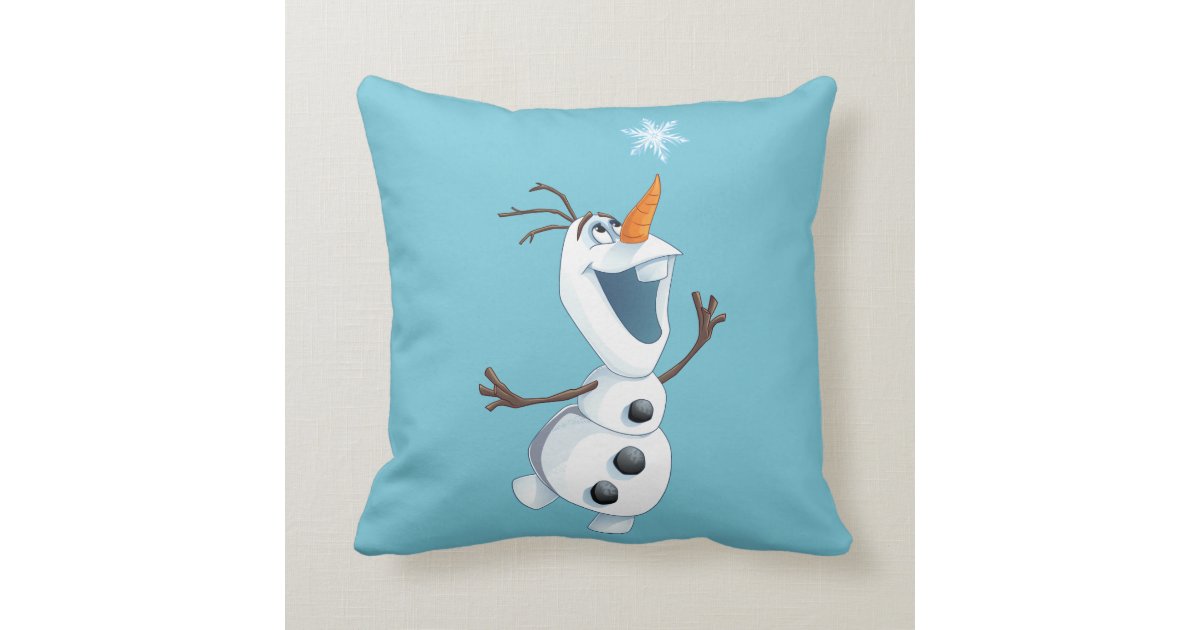 Olaf | Blizzard Buddy Throw Pillow | Zazzle.com