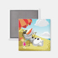 Olaf | Chillin' in the Sunshine Magnet | Zazzle