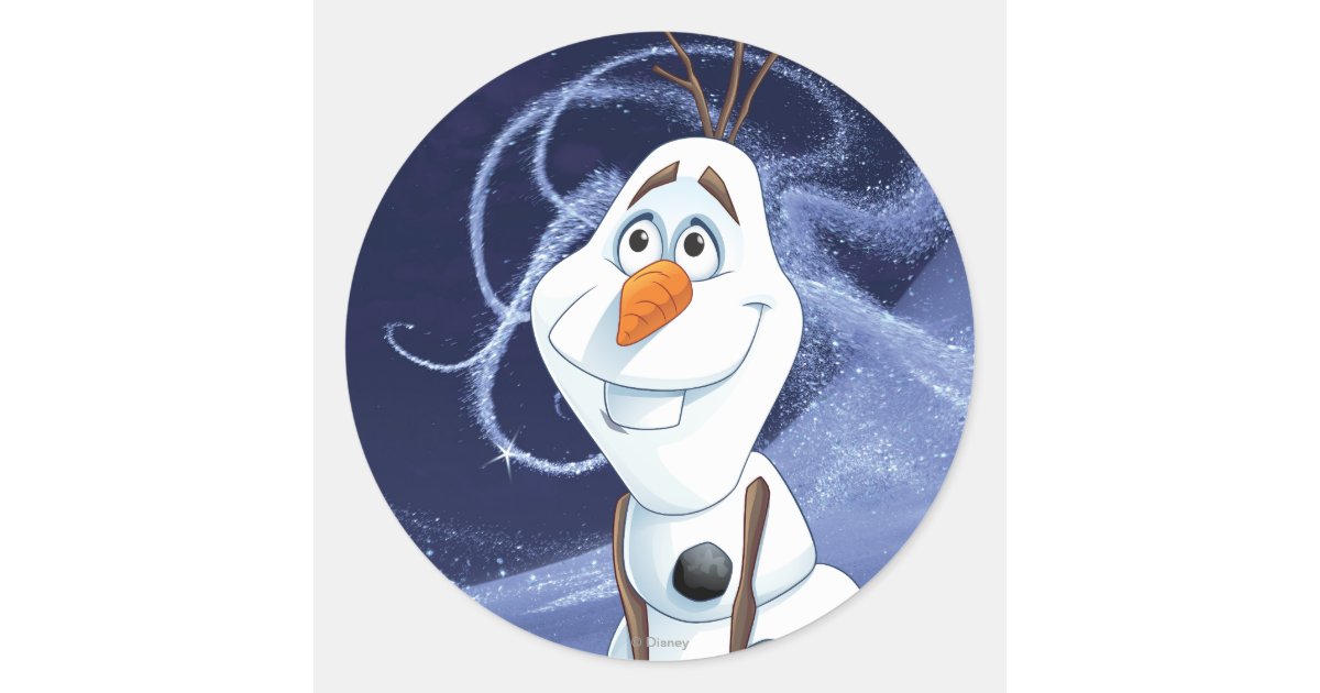 Olaf | Cool Little Hero Classic Round Sticker | Zazzle