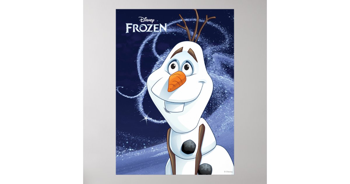 Olaf | Cool Little Hero Poster | Zazzle