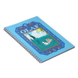 Olaf | Floating in the Water Notebook | Zazzle