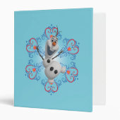 Olaf | Heart Frame 3 Ring Binder | Zazzle