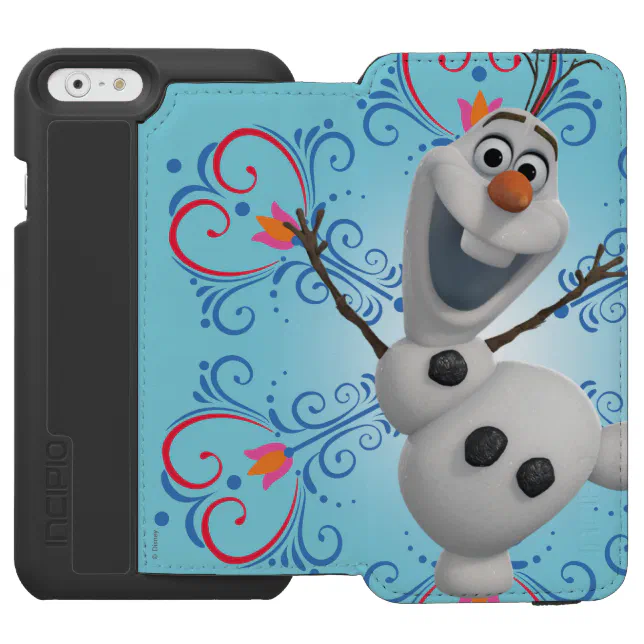 Olaf | Heart Frame Incipio iPhone Wallet Case | Zazzle