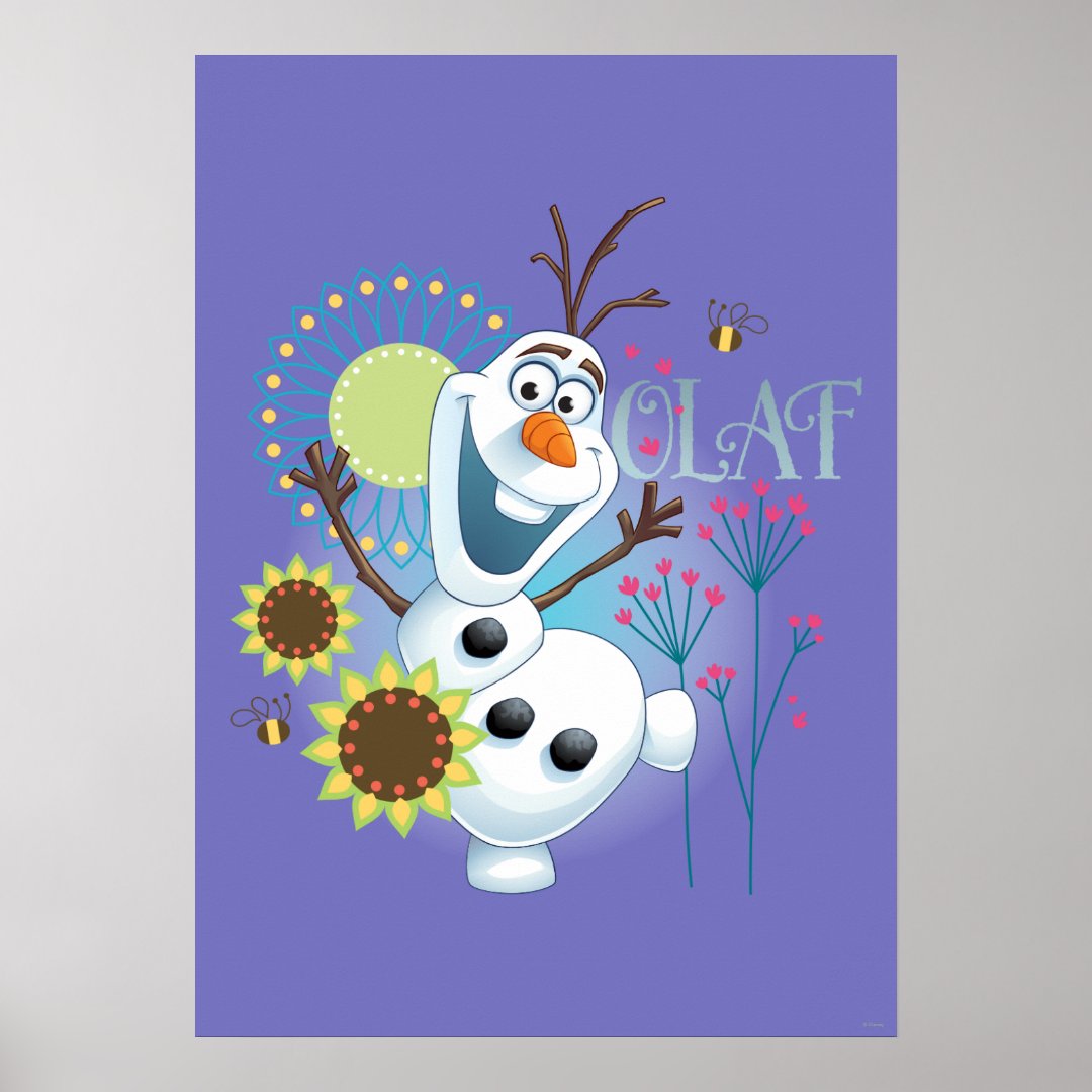 Olaf | It's a Perfect Day Poster | Zazzle